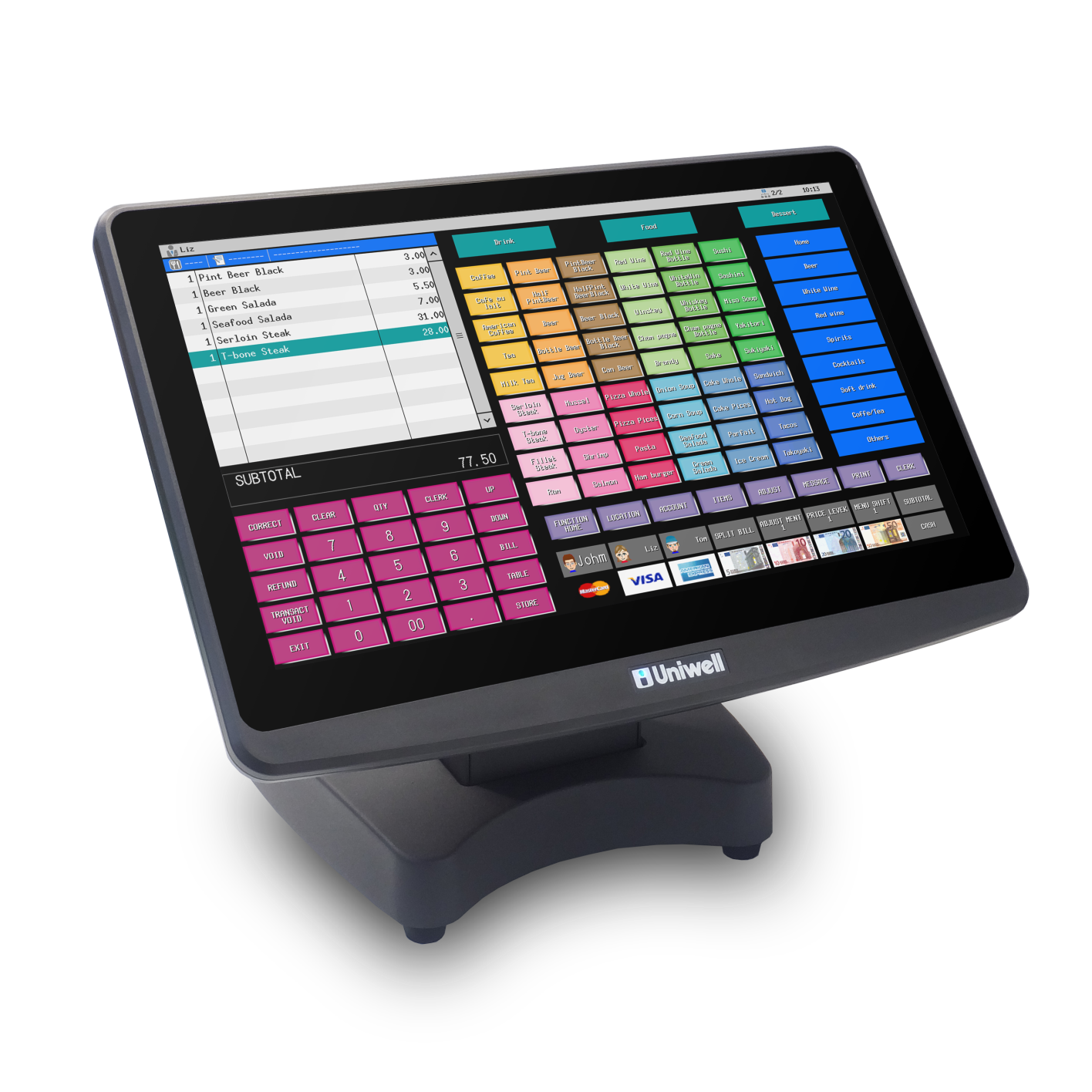 Comparing Uniwell’s Embedded POS with PC & Tablet POS – Capital ...